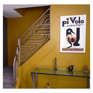 New Art Deco Railing - Contemporary - Entry - Detroit - by Lankton ...