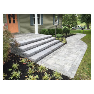 New front walk/stoop - Entrance - New York - by Randazzo's Landscaping ...