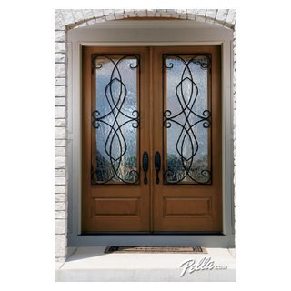 Pella® Architect Series® fiberglass entry doors create instant curb ...
