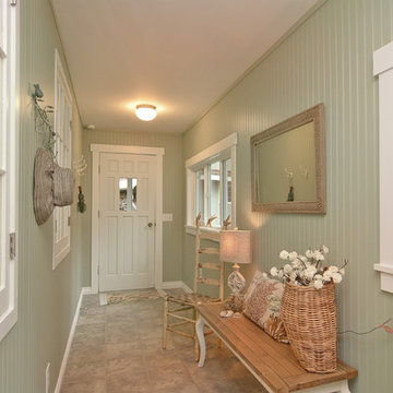 75 Entryway with Green Walls Ideas You'll Love - January, 2025 | Houzz