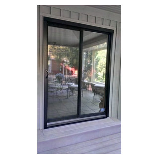 Pleated sheer retractable screen - Modern - Entrance - Toronto - by ...