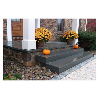 Portico - Driveway Renovation - Traditional - Entry - Philadelphia - by ...