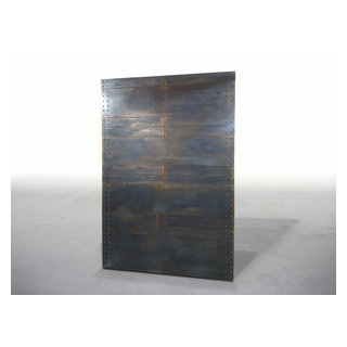 Riveted Industrial Door - Modern - Entry - Other - by Brandner Design ...