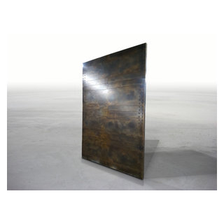 Riveted Industrial Door - Modern - Entry - Other - by Brandner Design ...