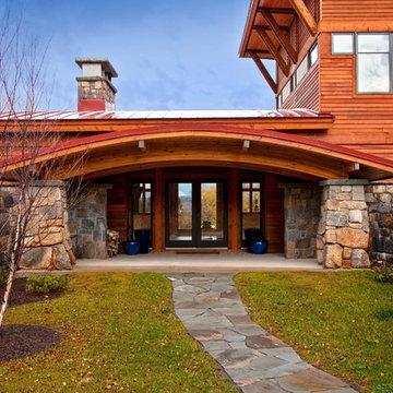 75 Beautiful Drive Through Portico Home Design Ideas & Designs | Houzz AU