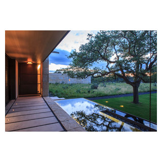 SK Ranch Main House - Modern - Entry - Austin - by BK.Architect LLC | Houzz
