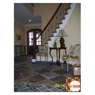 Slate Tile Entryway - Traditional - Entry - Other - by Tile Sensations ...