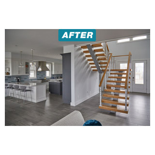 Speedboat Silver Rod Railing - Modern - Entry - Other - by Viewrail | Houzz