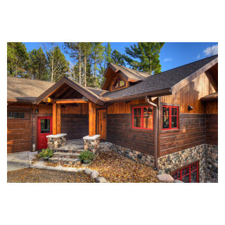 The Lang - Rustic - Entry - Other - by Tomahawk Log & Country Homes Inc ...