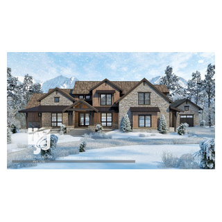 Timber Cladding Roof Design | Stone Cladding Bungalow Design | Winter ...