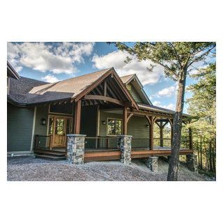 Timber Frame Entry - Traditional - Entry - Other - by Simonson Log ...