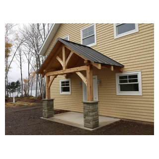 Timber Frame Entry ways - Entry - Other - by TimberhArt Woodworks ...