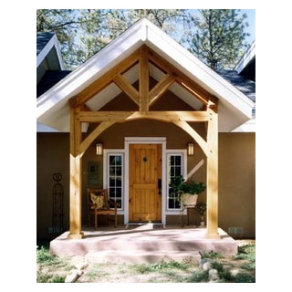 Timber Frame Entry ways - Entry - Other - by TimberhArt Woodworks ...