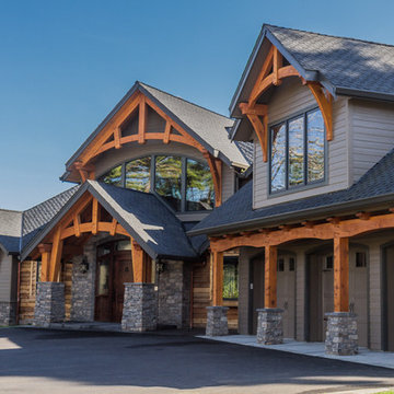 Timber Frame Entryway - Photos & Ideas | Houzz