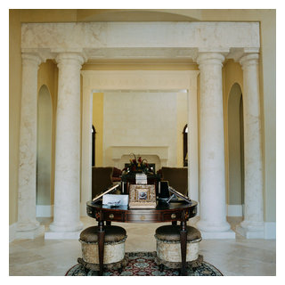 Tuscan Style Columns - Mediterranean - Entrance - New Orleans - by JEB ...