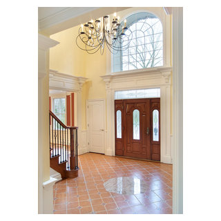 Two Story Entry Foyer - Traditional - Entrance - New York - by CRAIG ...
