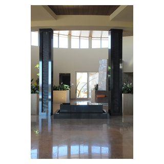 Two Story Waterfall - Modern - Entrance - San Francisco - by Earth and ...