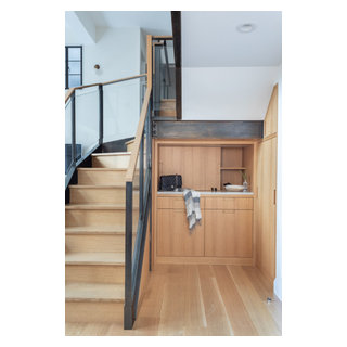 Upper West Side Duplex Combination - entry and stairs - Transitional ...