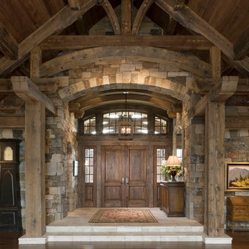 Post And Beam Front Entry - Photos & Ideas | Houzz