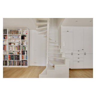 duplex familial- Batignolles - Eclectic - Staircase - Paris - by Agence ...