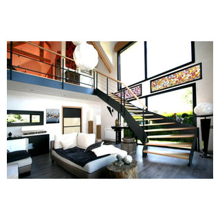 Escalier Loft - Industrial - Staircase - Strasbourg - by Hurpeau ...