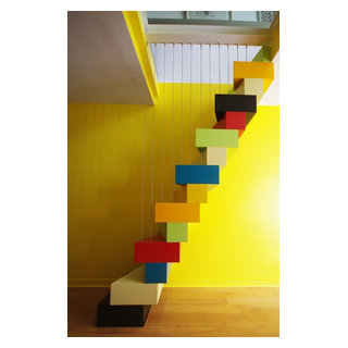 pop stair - Contemporary - Staircase - Paris - by IDEA | Houzz