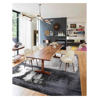 The Hoke House - Midcentury - Dining Room - Portland - by RUG STAR by ...