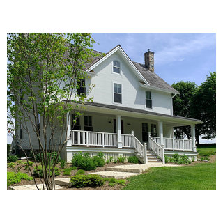 1870's Farm House Transformation - Farmhouse - Exterior - Milwaukee ...
