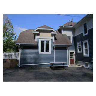 1910 American Four Square Exterior Renovation - Traditional - House ...