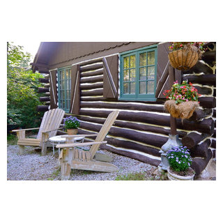 1934 Lake Mohawk NJ Log Cabin - Rustic - Exterior - New York - by ...