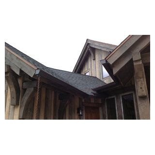 6 Inch Gutters - Rustic - Exterior - Denver - by Conifer Gutter Service ...