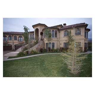 A Custom Home by Mega Builders - Mediterranean - Exterior - Los Angeles ...
