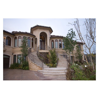A Custom Home by Mega Builders - Mediterranean - Exterior - Los Angeles ...