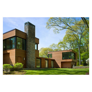 A Modern Residence - Modern - Exterior - New York - by Point One ...