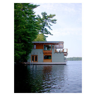 Acton Island Boathouse - Rustic - House Exterior - Toronto - by Sustain ...