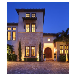 Addison Misner Inspired Front Elevation - Méditerranéen - Façade ...