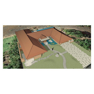 Aerial view of model - Contemporary - Exterior - Hawaii - by Daniel ...