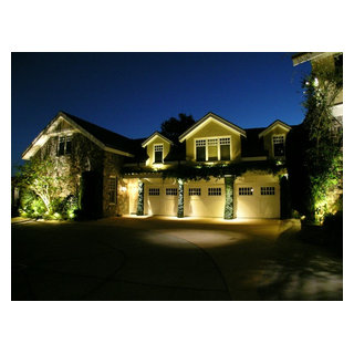 Alamo CA LED Conversion Outdoor Lighting - Traditional - House Exterior ...