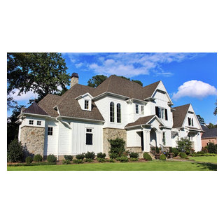 Aldea Plan - Front - Eclectic - Exterior - Charlotte - by Elite Design ...