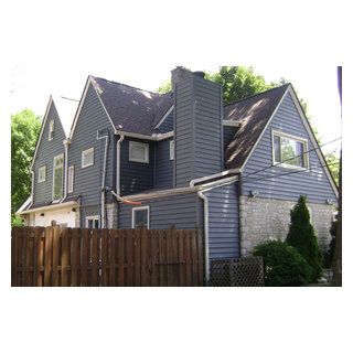 Alside 7" Prodigy Vinyl Siding w/ Seamless Gutter and New Roof ...