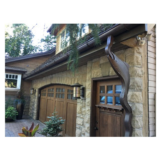 Aluminum Half Round Gutters - Rustic - Exterior - Portland - by Royal ...