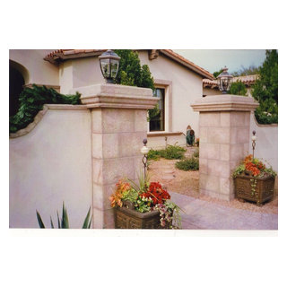 Ancient Stone Post Caps - Traditional - Exterior - Phoenix - by Ancient ...