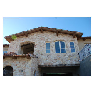 Antique Tuscan Wall Cladding - Mediterranean - Exterior - Orange County ...