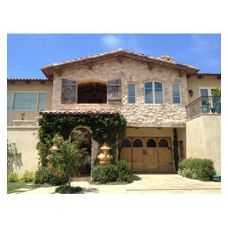 Antique Tuscan Wall Cladding - Mediterranean - Exterior - Orange County ...
