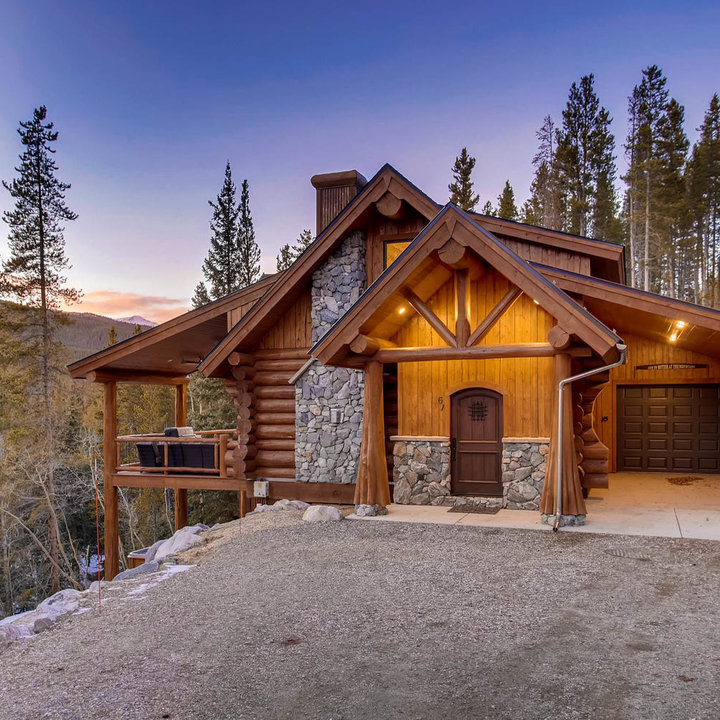 Log Cabin Basement Ideas - Photos & Ideas | Houzz