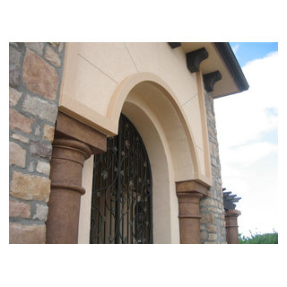 arched stucco entry - Mediterranean - Exterior - Sacramento - by Custom ...