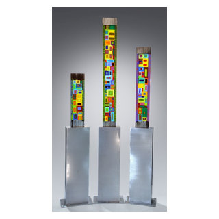 Art Glass Sculptures - Coastal - House Exterior - Denver - by Helen ...