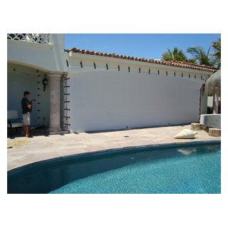 AstroGuard Hurricane Fabric - Exterior - Miami - by Naples Shutter | Houzz
