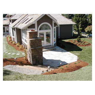 Atrium Patio and path. - Traditional - Exterior - Seattle - by Legacy ...