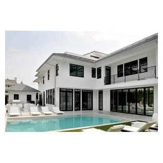 Back & Garage, Camara Slate, Zinc Gutters & Seiger Snow Guards - Modern ...